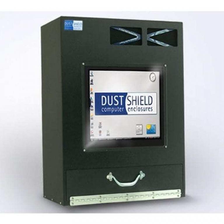 LCD Monitor & Keyboard Workstation - DustShield®