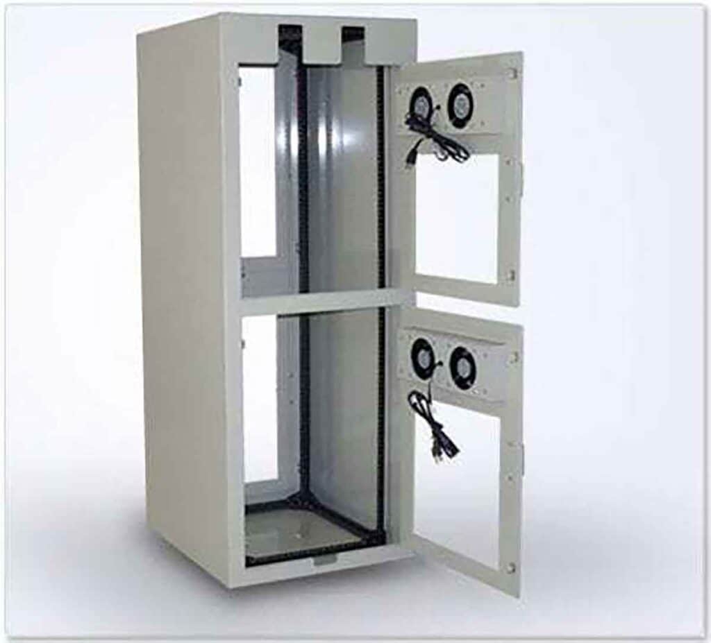 Open-Frame Racks vs. Enclosure Racks - DustShield®